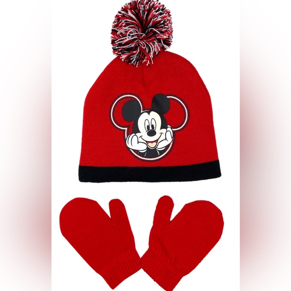 Disney | Accessories | Disney Mickey Mouse Toddler Knit Hat Beanie ...